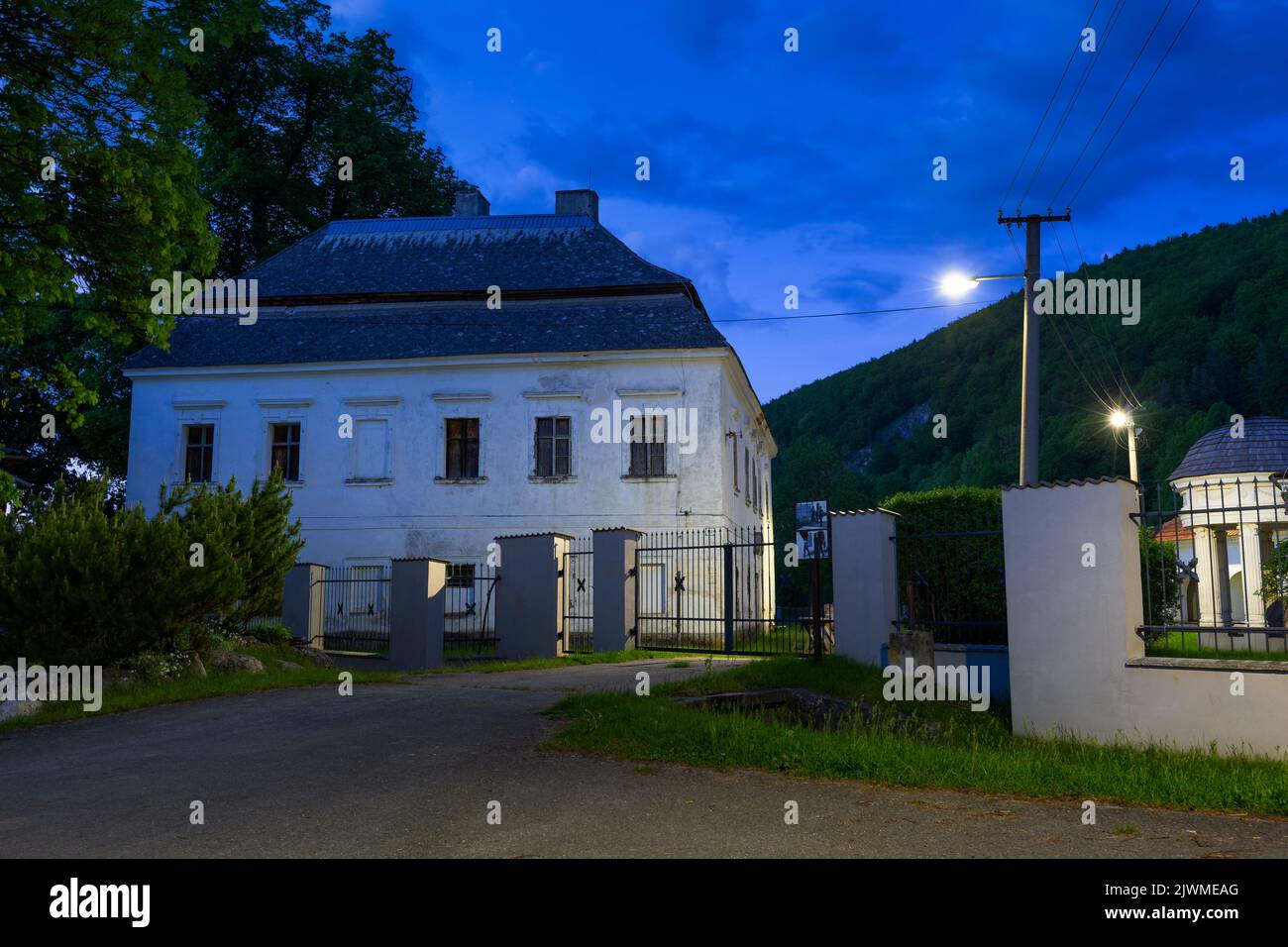 Historical manor house in Blatnica village, Slovakia Stock Photo - Alamy