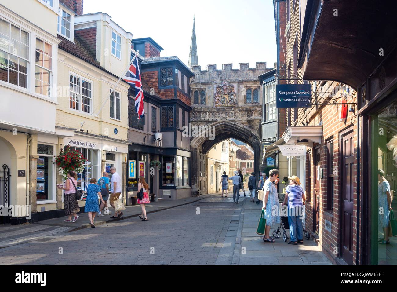 13th century High Street Gate, High Street, Salisbury, Wiltshire ...