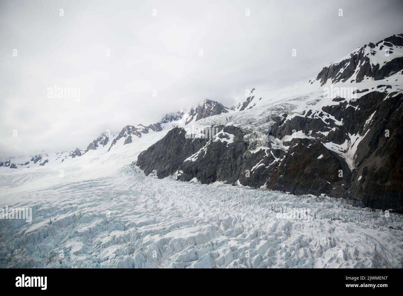 Landscape view of Fox Glacier Stock Photo - Alamy