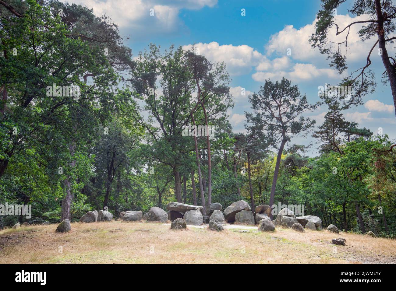 Dolmen D45, Emmerdennen municipality of Emmen in the Dutch province of ...
