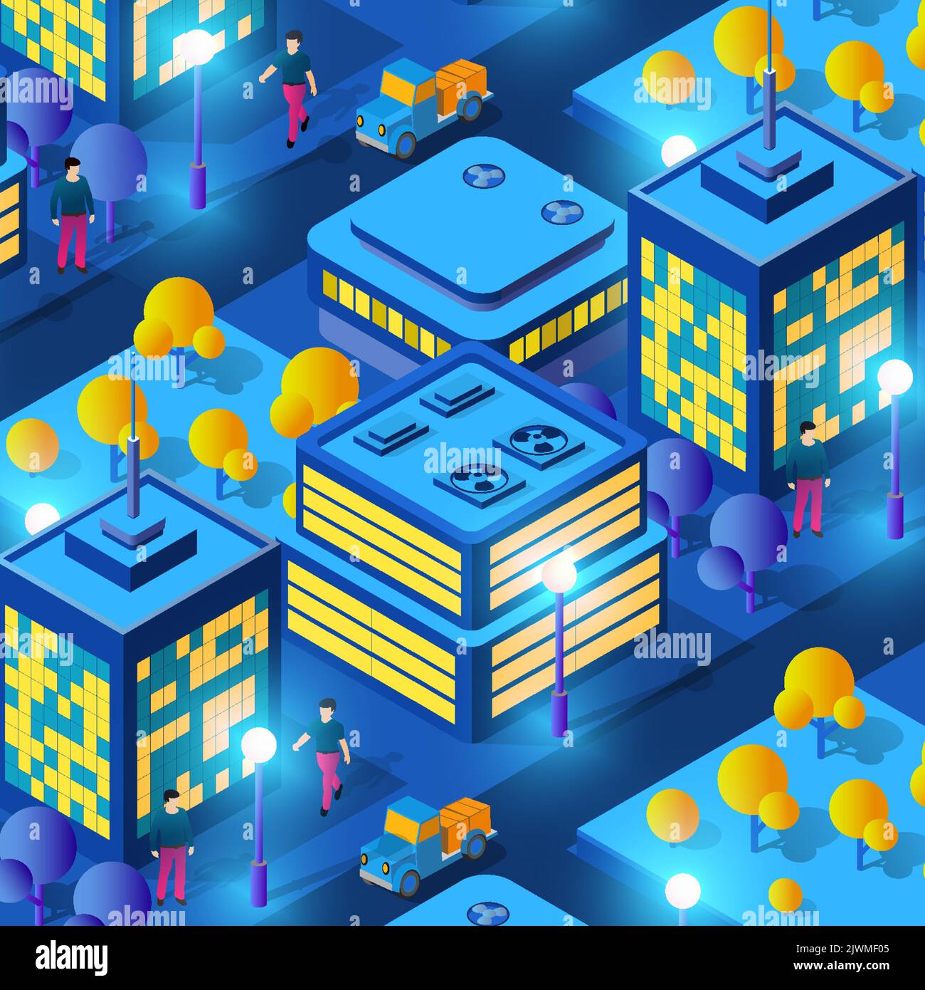 Smart street lights. Stock Vector Images - Alamy