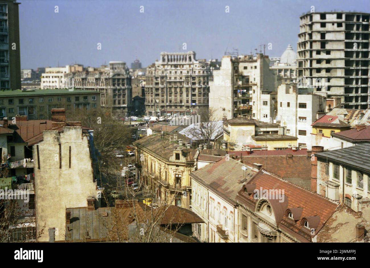 Bucharest, Romania, January 1990, a few weeks after the fall of ...