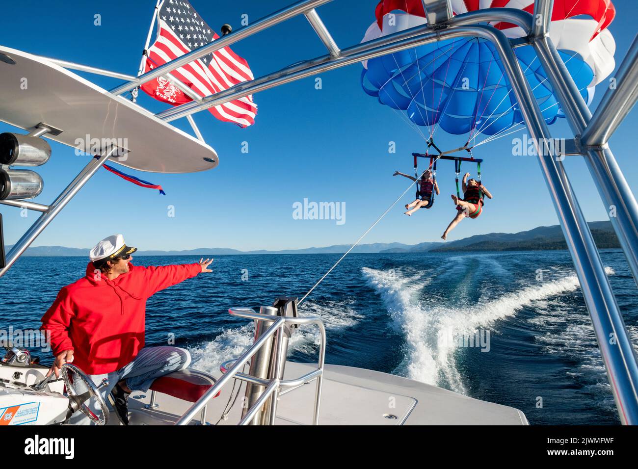 Women boat captain hi-res stock photography and images - Alamy