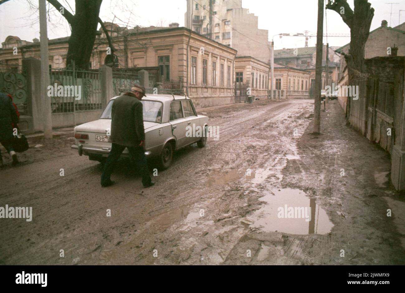 Bucharest, Romania, January 1990, a few weeks after the fall of ...