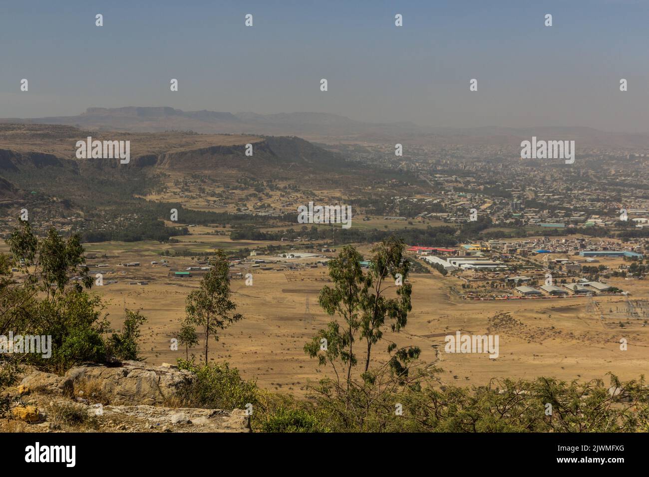 Aerial view of Mekele, Ethiopia Stock Photo - Alamy