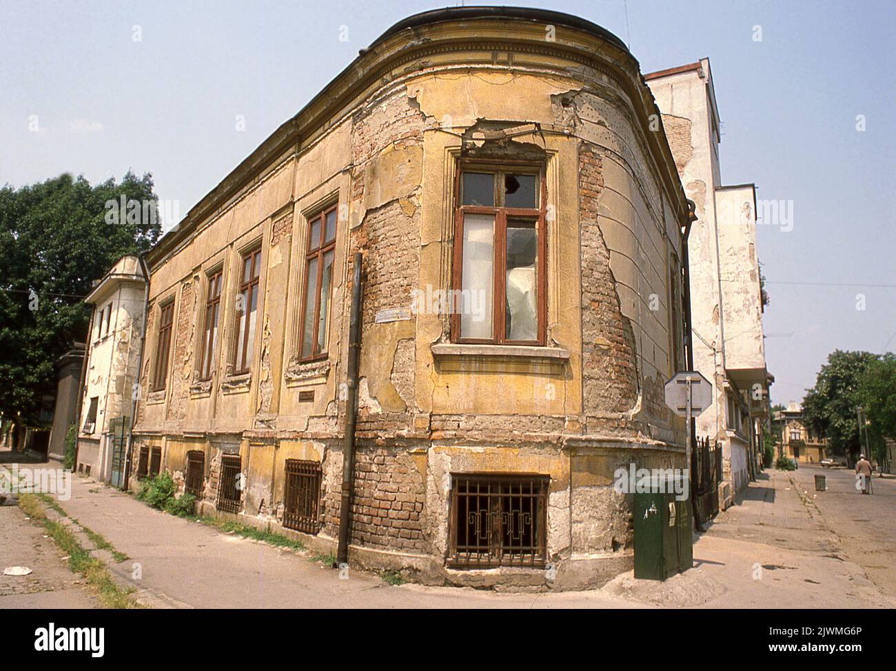 Bucharest, Romania, April 1990, a few moths after the fall of communism ...