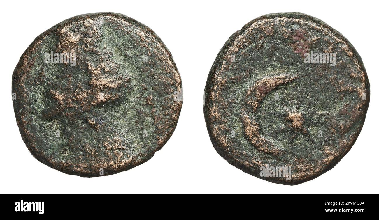 AE. Fraates IV (37-2 p.n.e.), ruler Stock Photo - Alamy