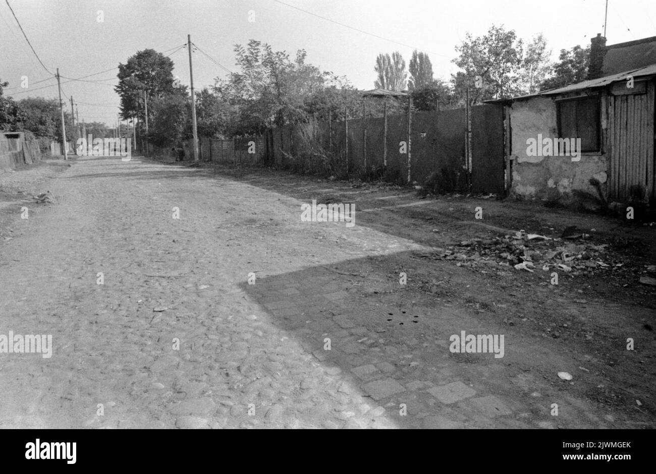 Bucharest, Romania, April 1990, a few moths after the fall of communism ...