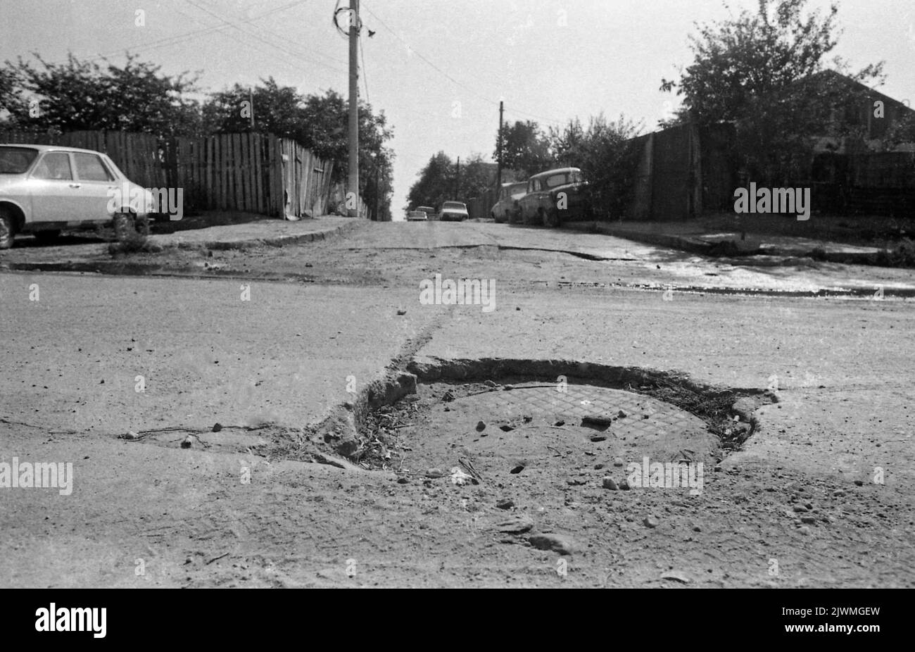 Bucharest, Romania, April 1990, a few moths after the fall of communism ...
