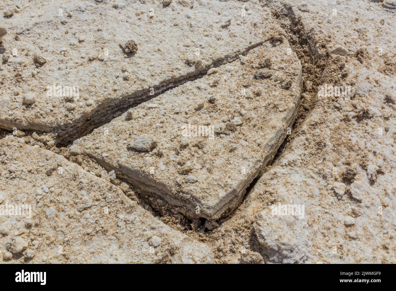 Salt brick mined in the Danakil depression, Ethiopia Stock Photo - Alamy