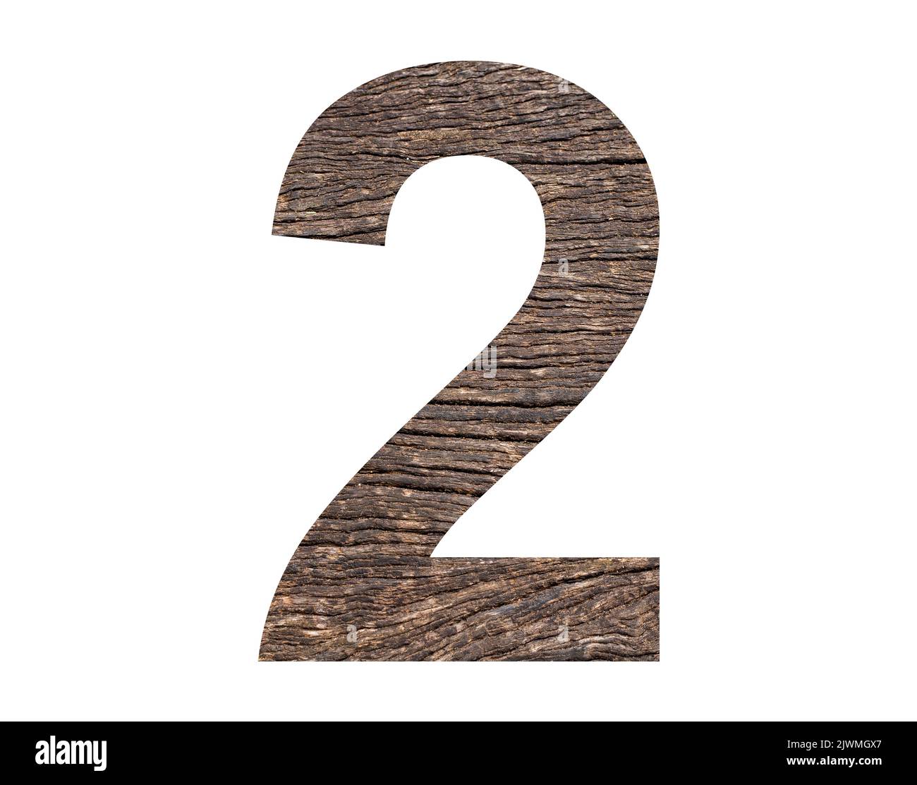 Number 2 - Rustic tree cortex background Stock Photo - Alamy