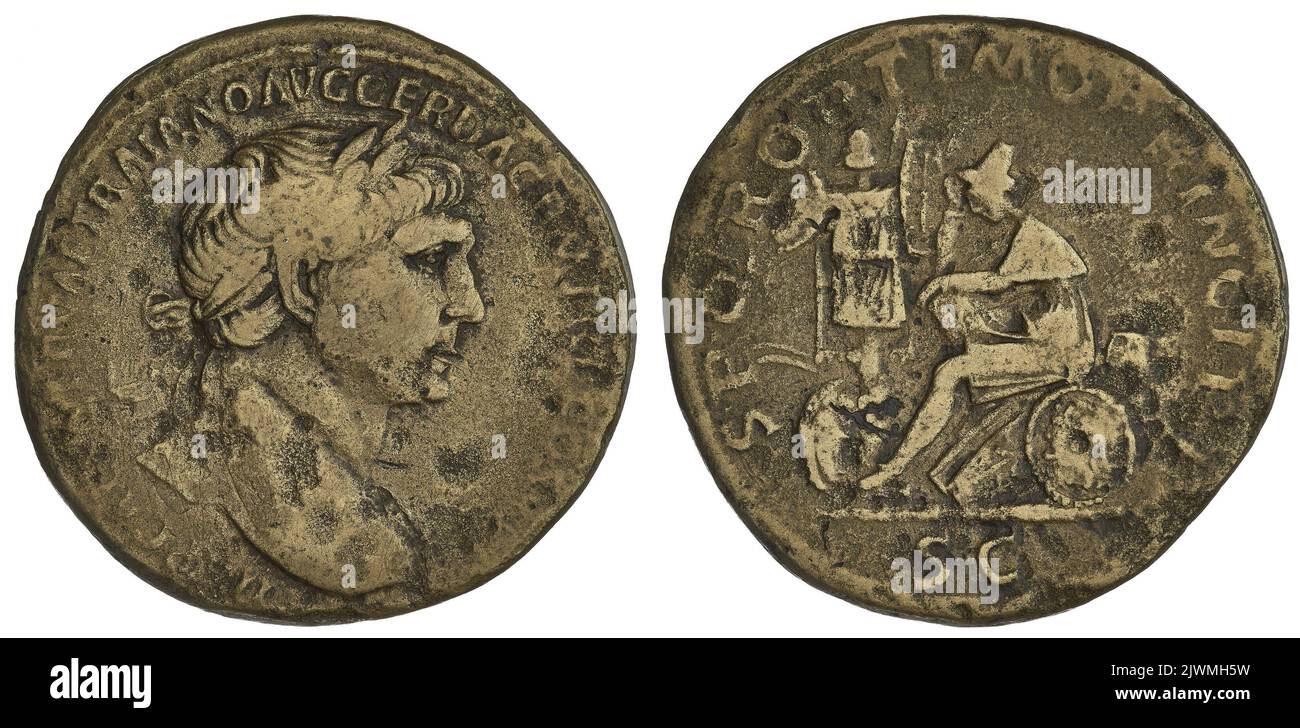Roman sestertius hi-res stock photography and images - Alamy