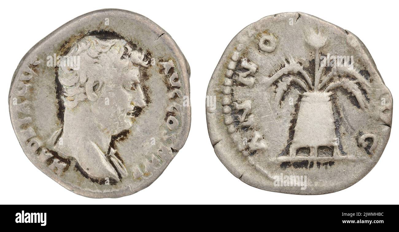 denarius. Hadrian (Roman emperor; 117-138), emperor Stock Photo - Alamy