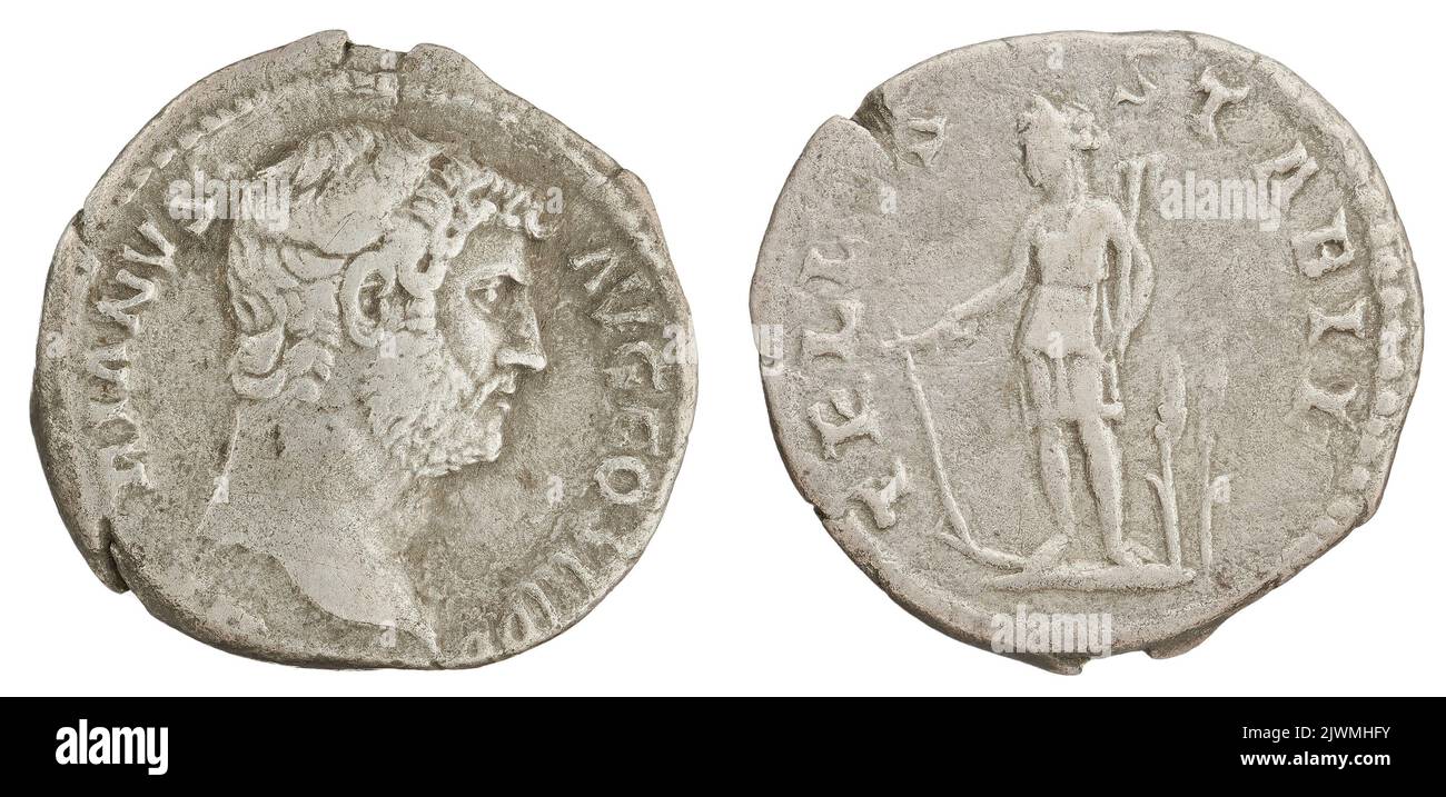 denarius. Hadrian (Roman emperor; 117-138), emperor Stock Photo - Alamy