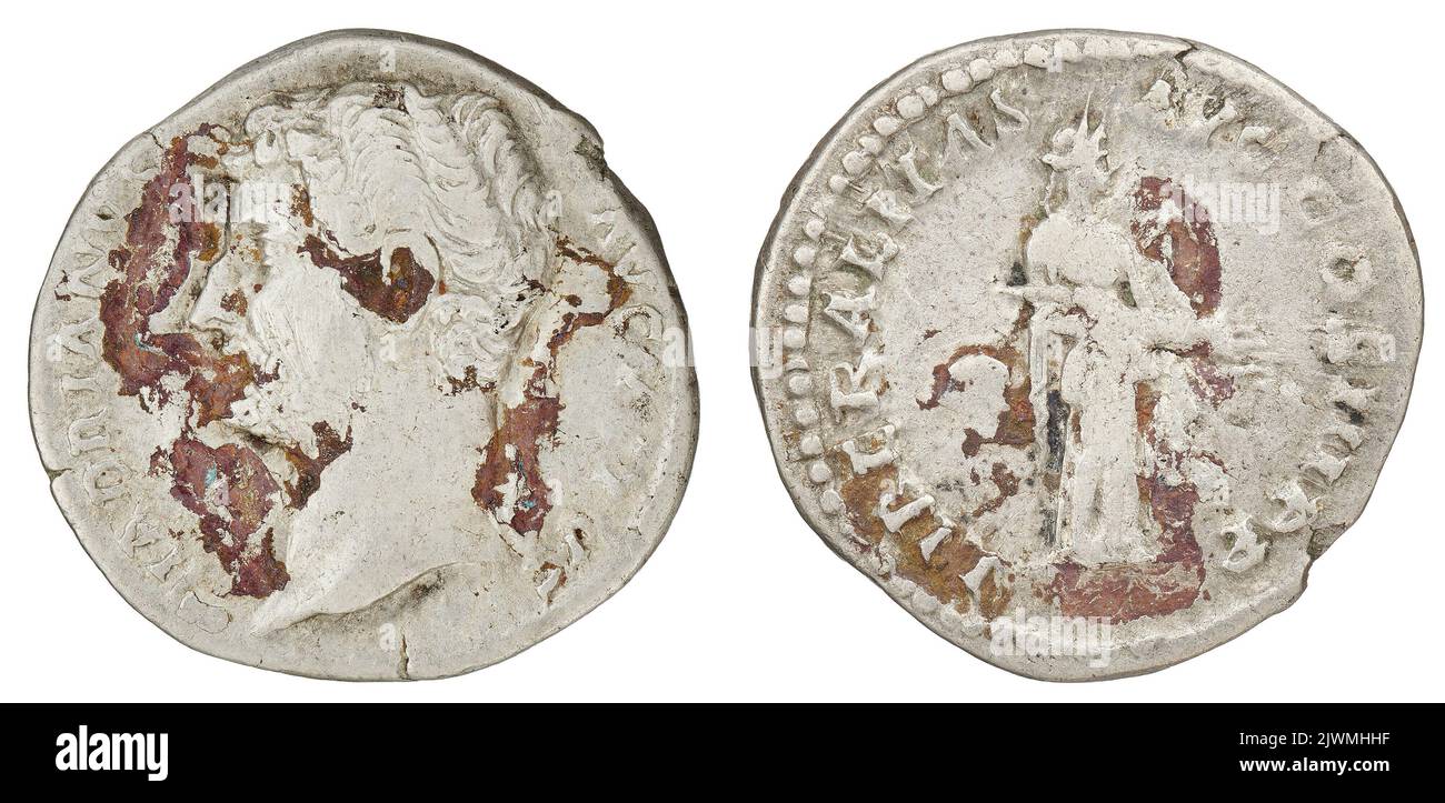 denarius. Hadrian (Roman emperor; 117-138 Stock Photo - Alamy