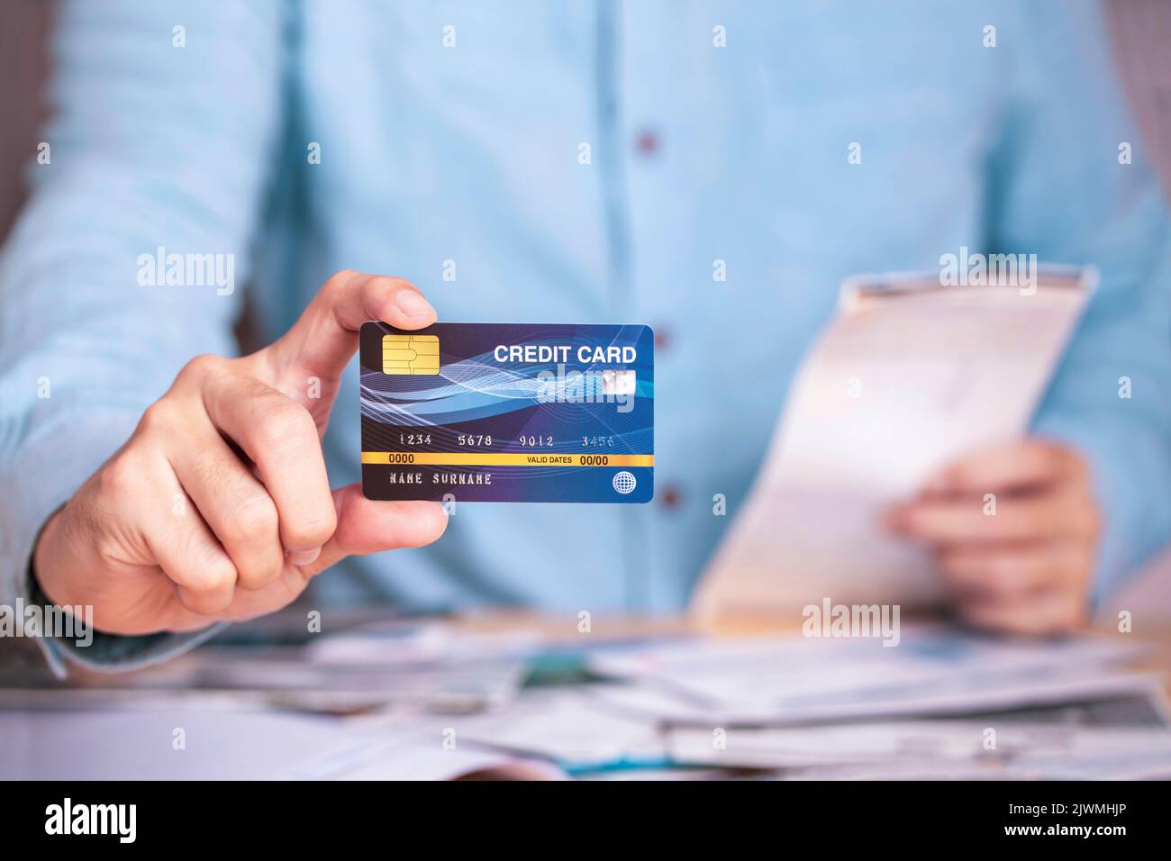 Credit card receipt hi-res stock photography and images - Alamy