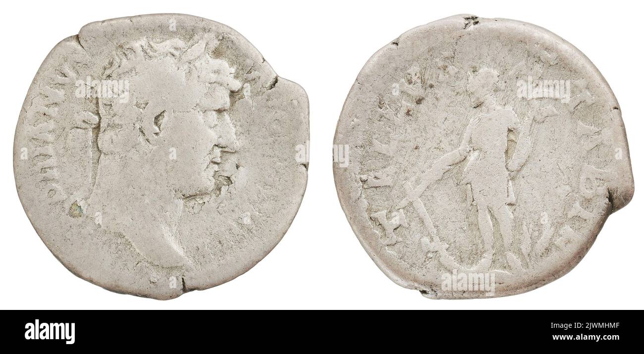 denarius. Hadrian (Roman emperor; 117-138), emperor Stock Photo - Alamy