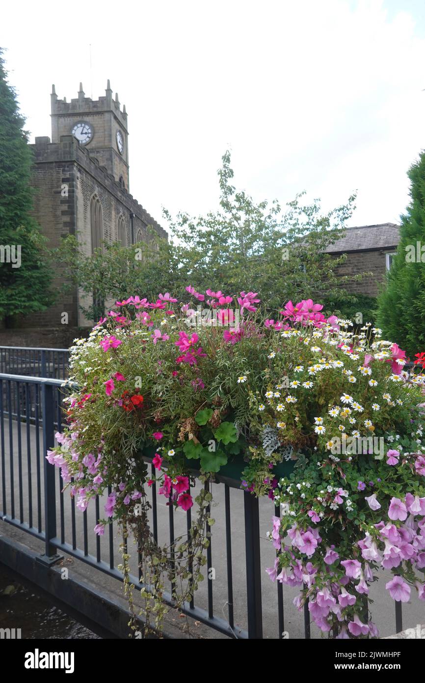 St Matthew's Church, Hayfield, Derbyshire Stock Photo - Alamy