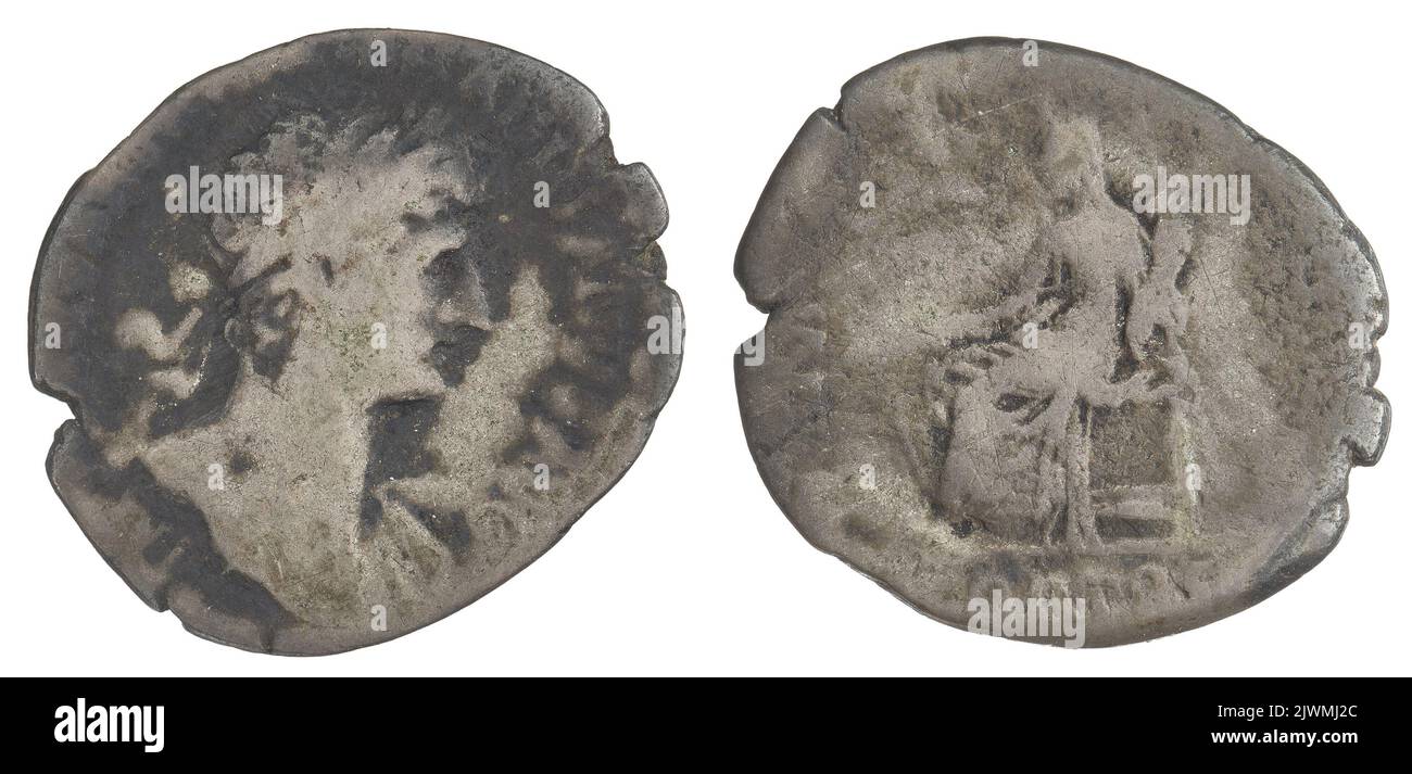 Denarius laureate head hi-res stock photography and images - Alamy
