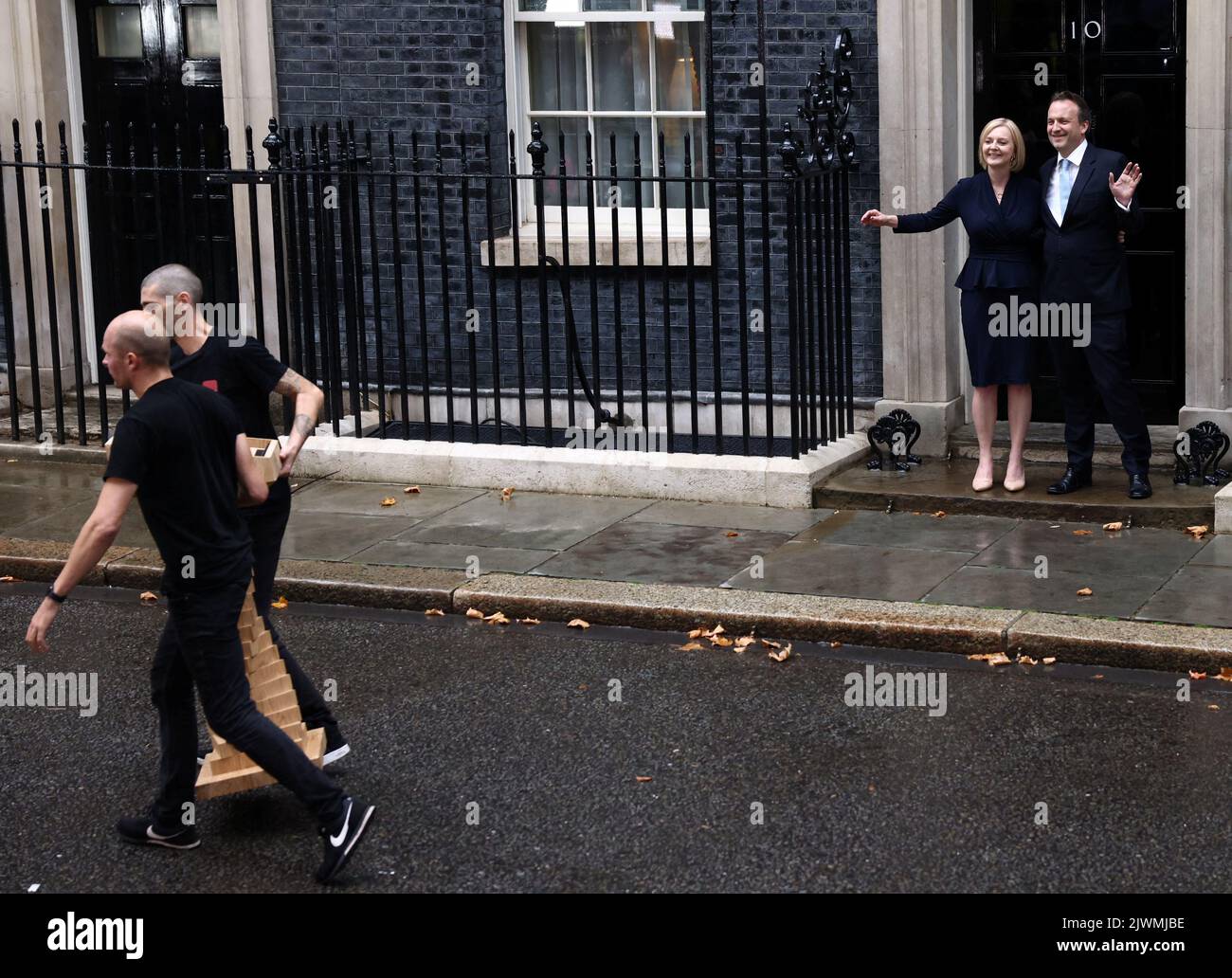 10 downing street podium liz hi-res stock photography and images - Alamy