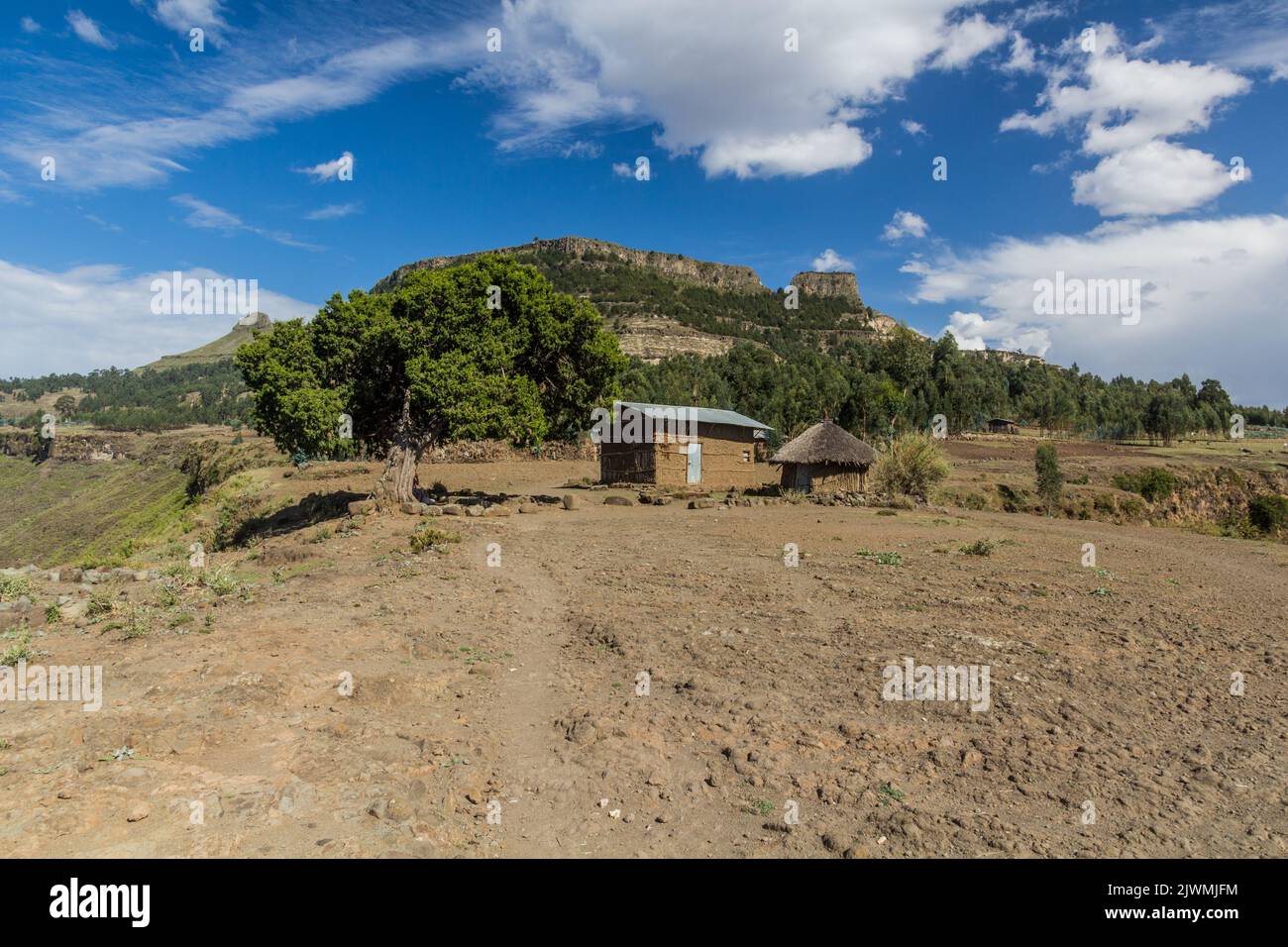 Small settlement near Lalibela, Ethiopia Stock Photo - Alamy