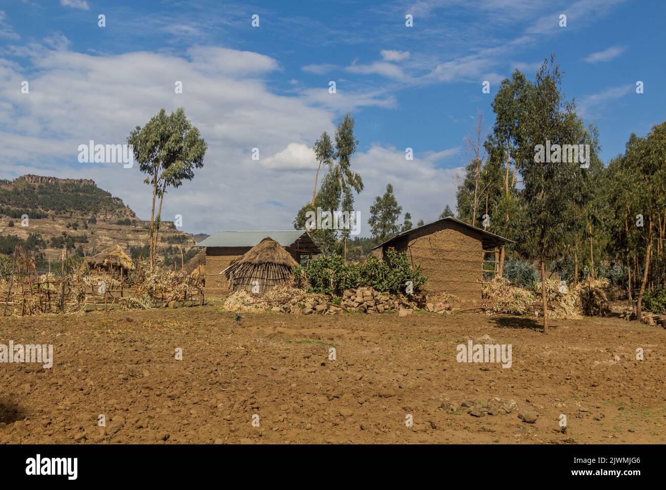 Small settlement near Lalibela, Ethiopia Stock Photo - Alamy