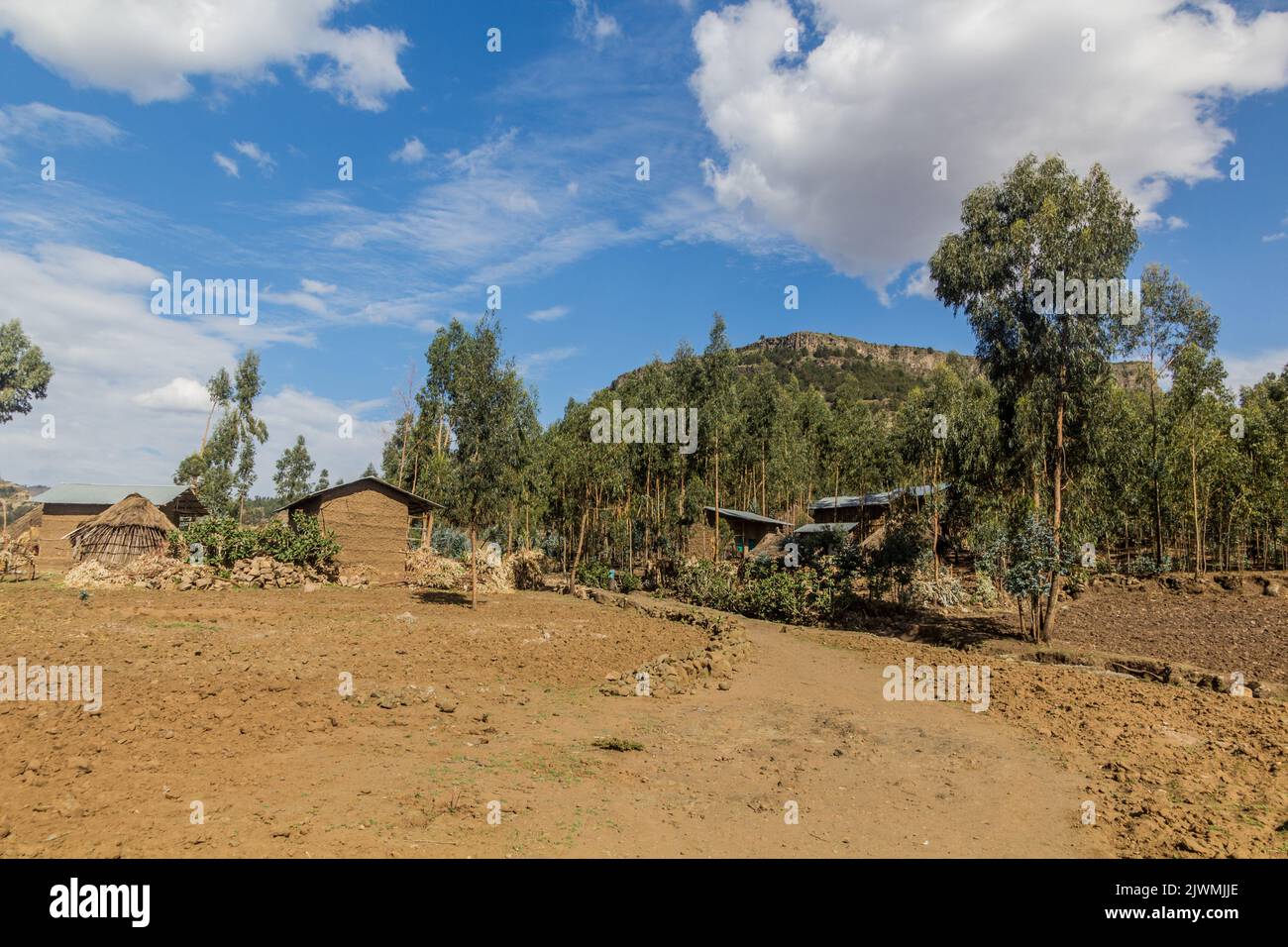 Small settlement near Lalibela, Ethiopia Stock Photo - Alamy