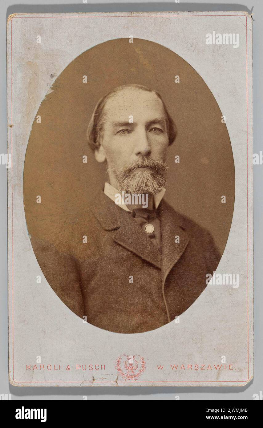Portrait of Ignacy Janicki (1823-1886), physicist, editor, long-time ...