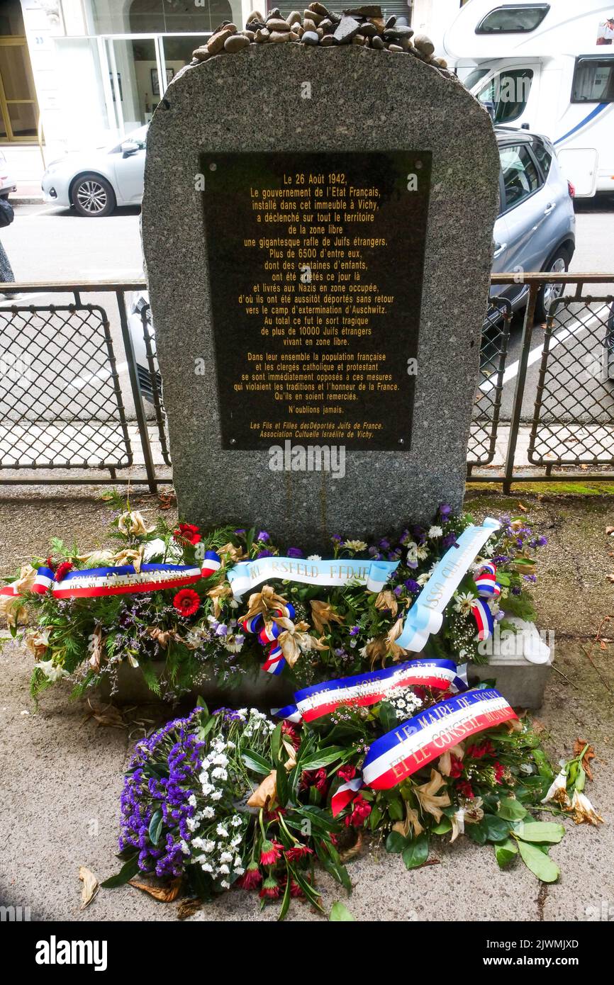 Memorial of the Deported french Jews, Vichy, Allier, AURA Region ...