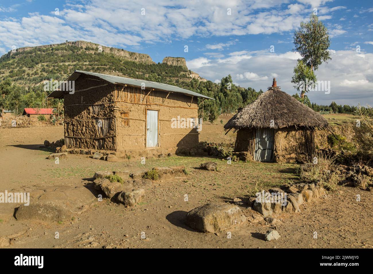 Rural houses near Lalibela, Ethiopia Stock Photo - Alamy