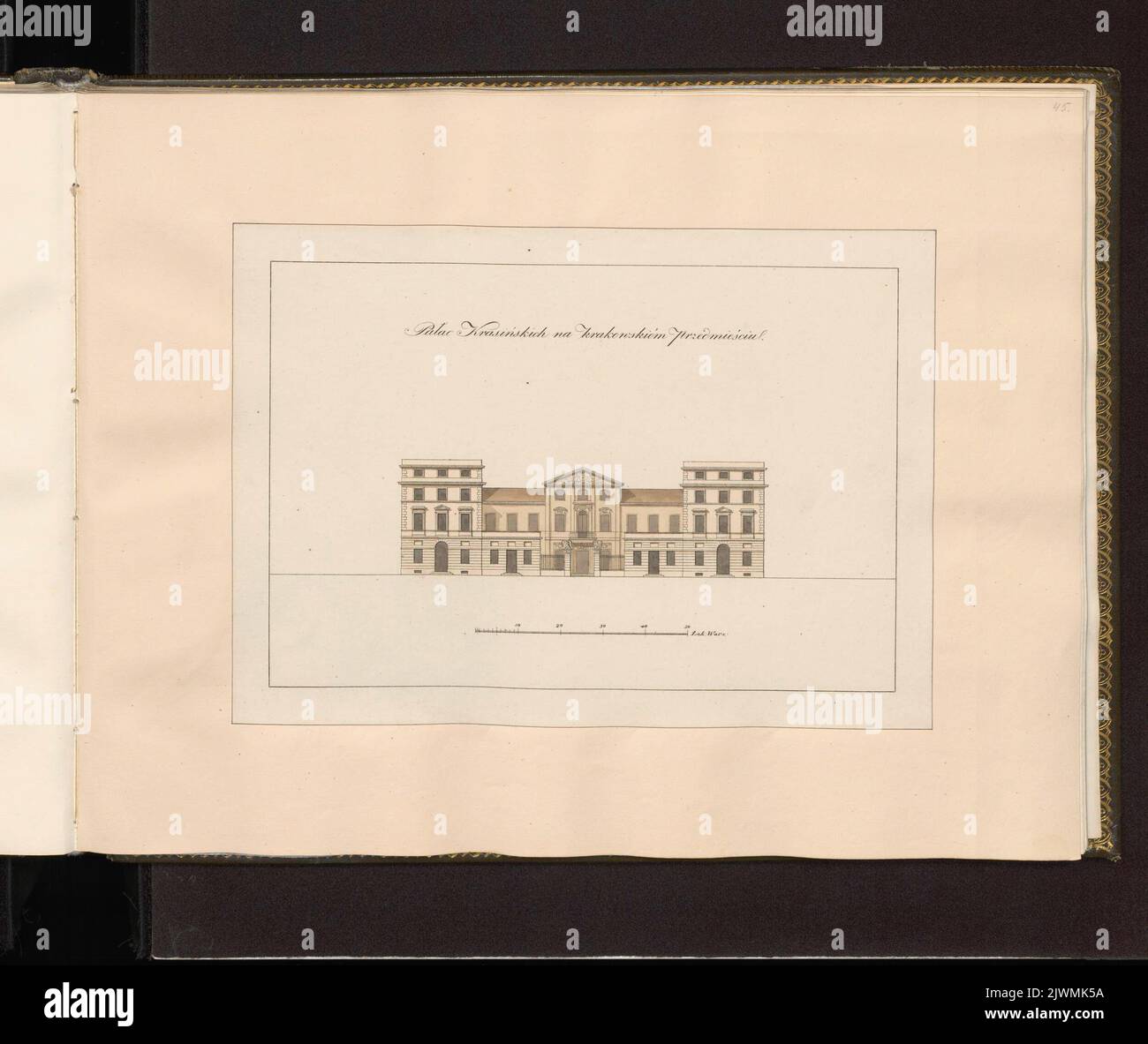 Fasada Pałacu Czapskich (Krasińskich). Knusman, Daniel (Warszawa ...