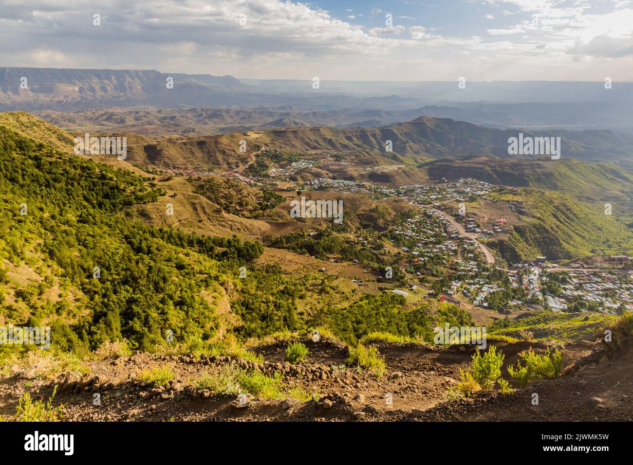 Rural landscape near Lalibela, Ethiopia Stock Photo - Alamy