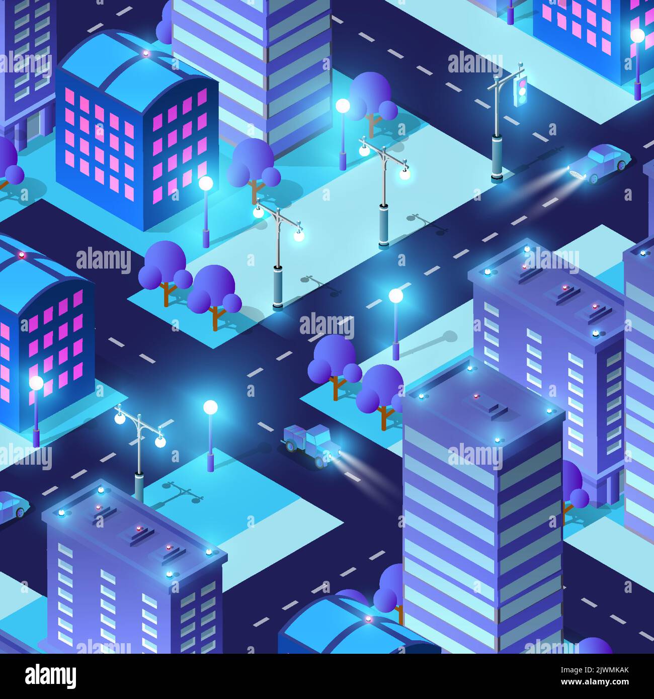 Isometric intelligent buildings hi-res stock photography and images - Alamy