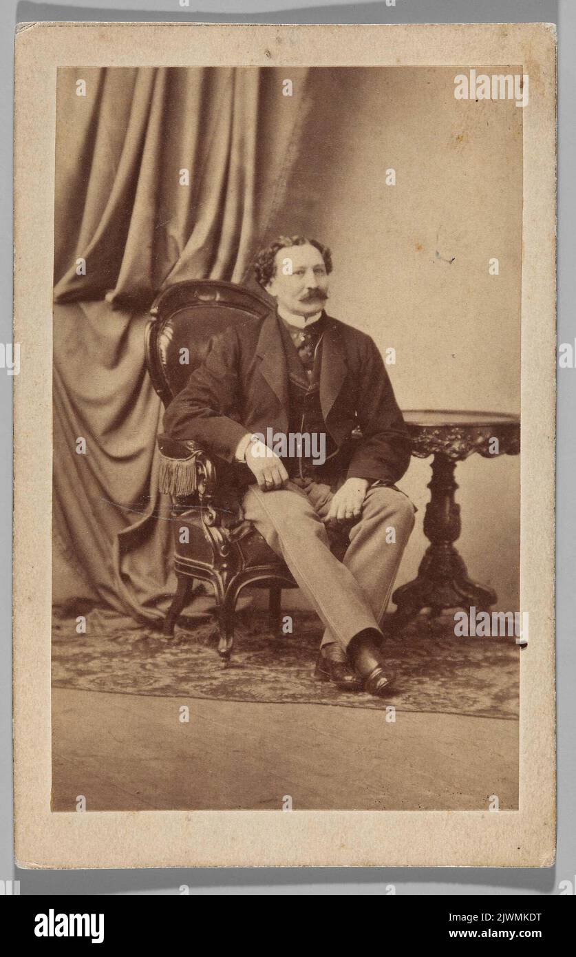 Portrait of Jan Kurtz (1823-1875). Beyer, Karol (1818-1877 ...