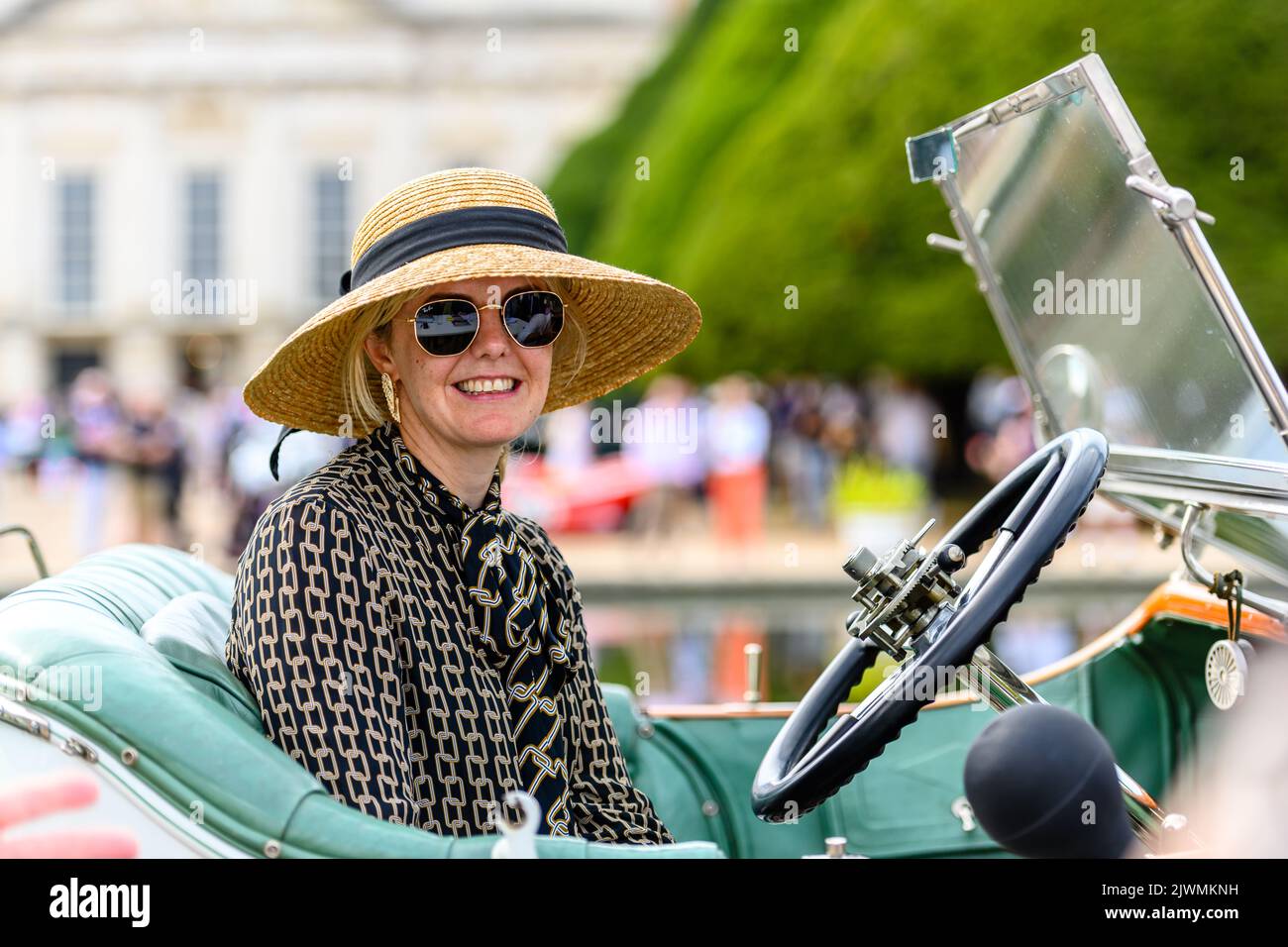 Katie Forrest in her 1912 Rolls-Royce Silver Ghost Tourer R-1487 ...