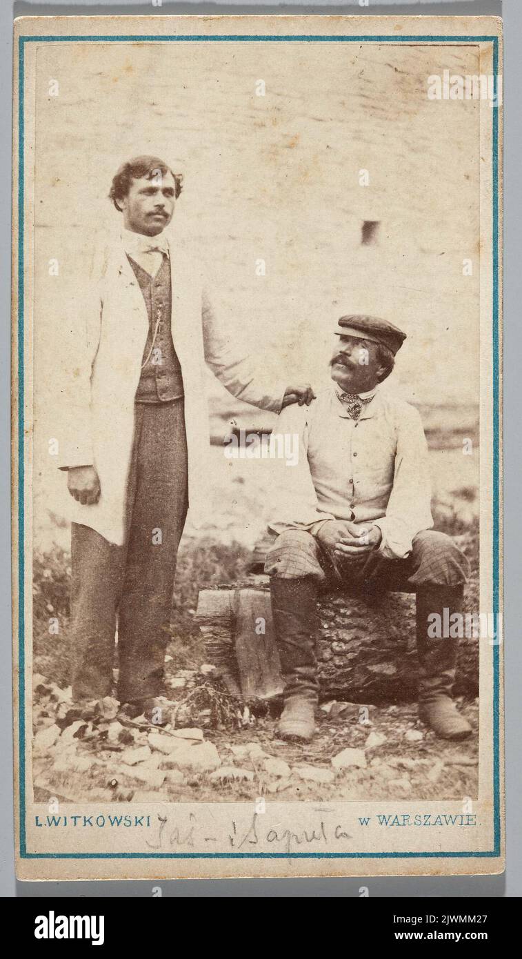 Jaś and Sapuła – photograph of two managers. Witkowski, Leonard (fl. ca ...
