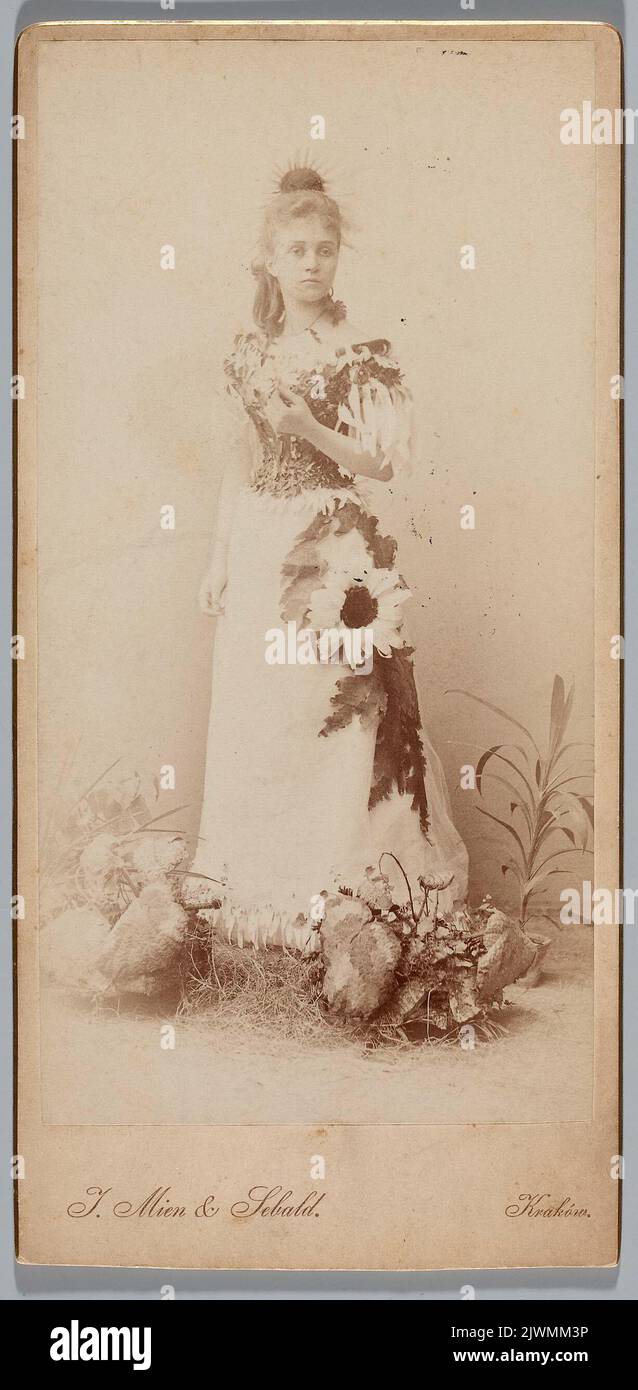 Portrait of Iza Aleksandrowa Szeptycka from the Sobański family (1870 ...