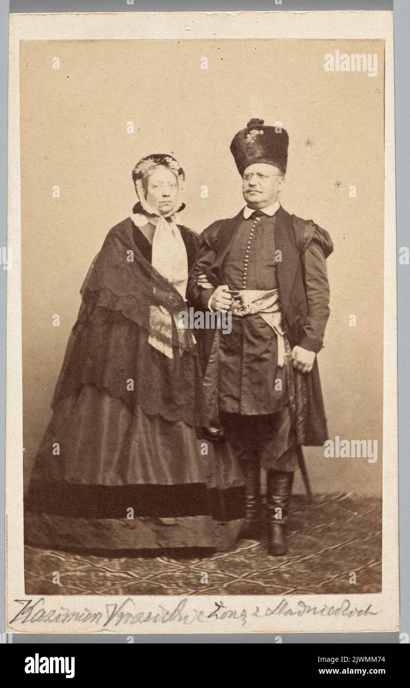 Portrait of the Krasicki family - Kazimierz (1807-1882) and Izabela ...