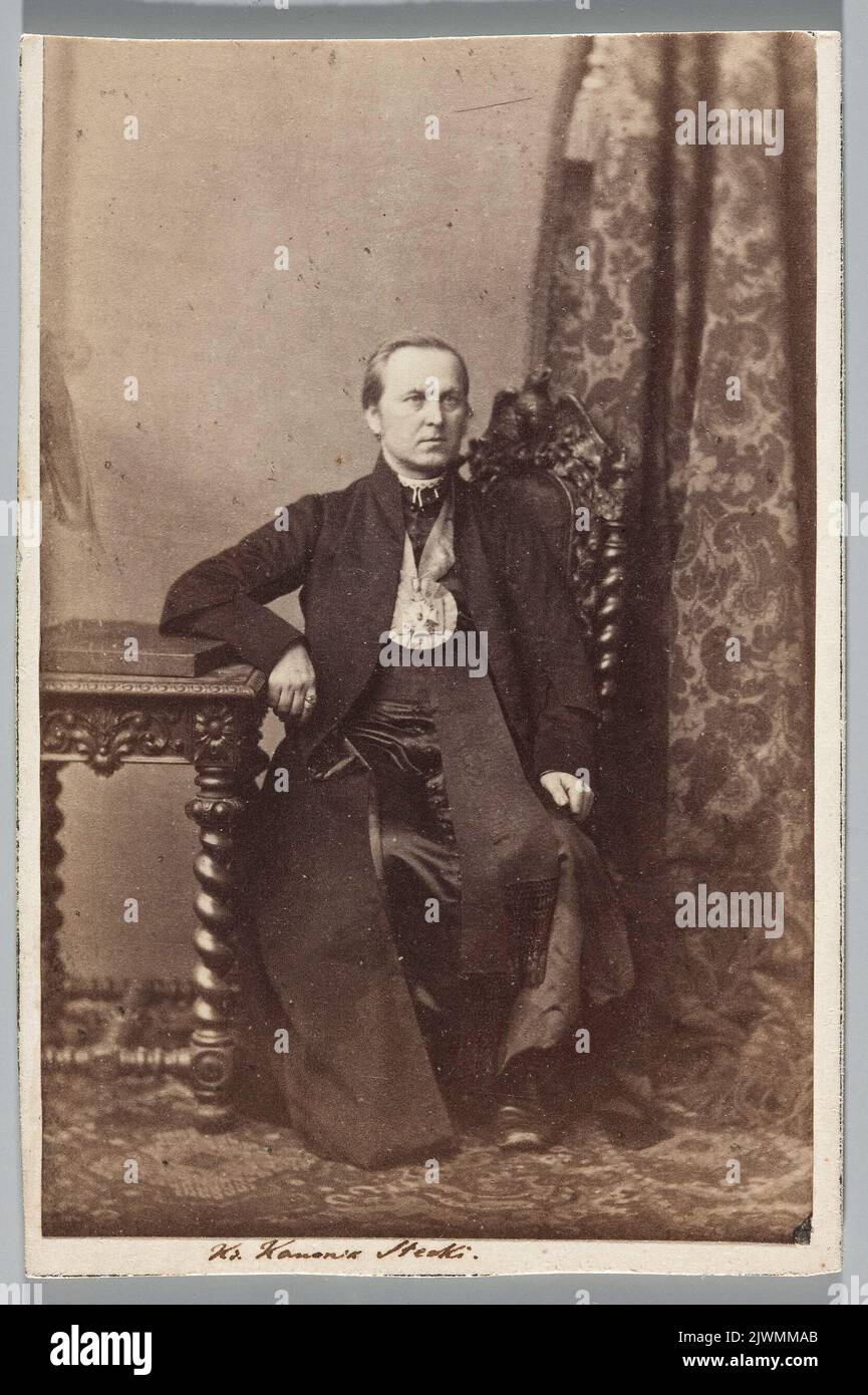 Portrait of father Józef Stecki (1820-1880). Beyer, Karol (Warszawa ...