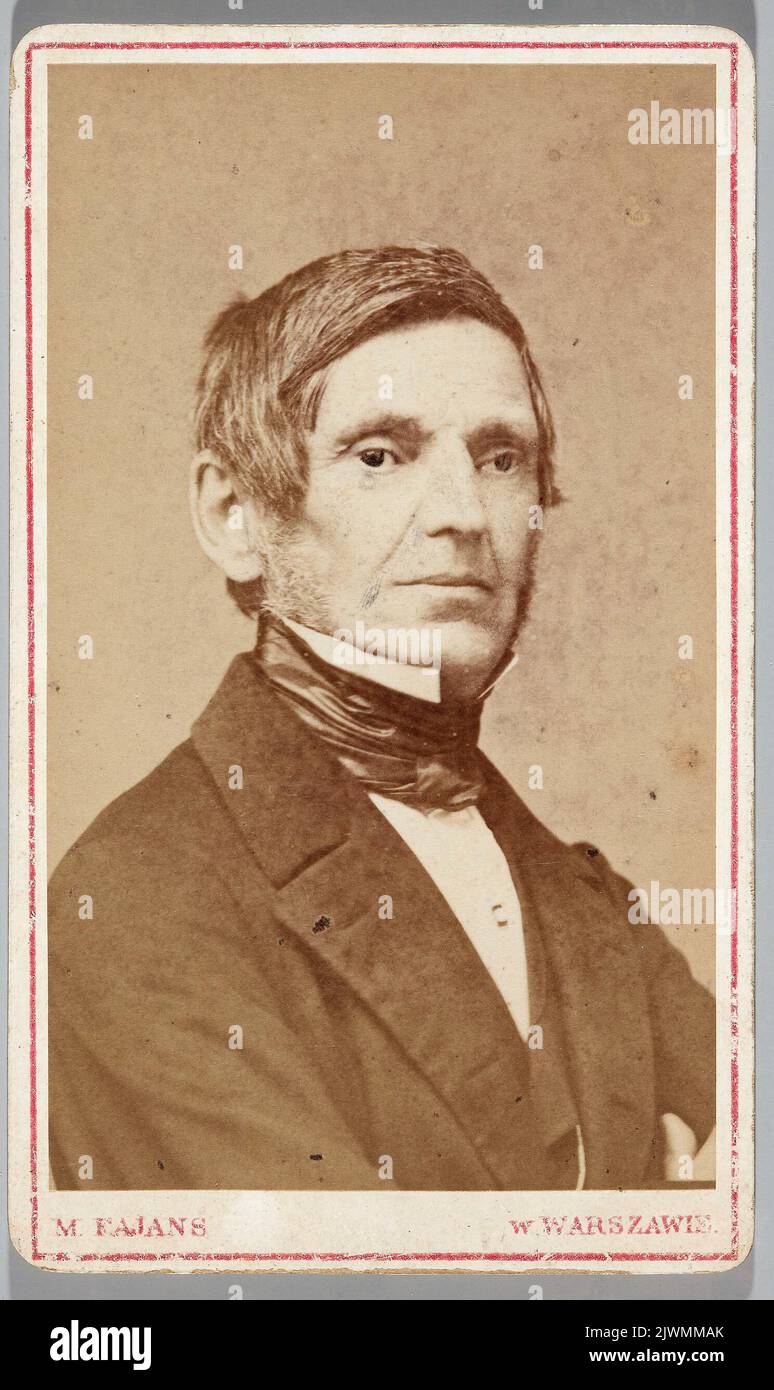 Portrait of Antoni Edward Odyniec. Fajans, Maksymilian (1825-1890 ...