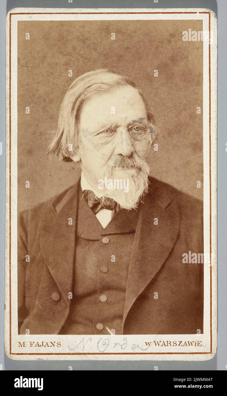 Portrait of Napoleon Orda (1807 - 1883) participant in the November ...