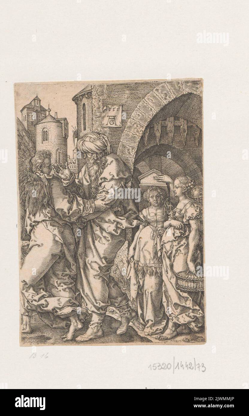 Lot and his family leaving Sodom, from the cycle: The History of Lot ...