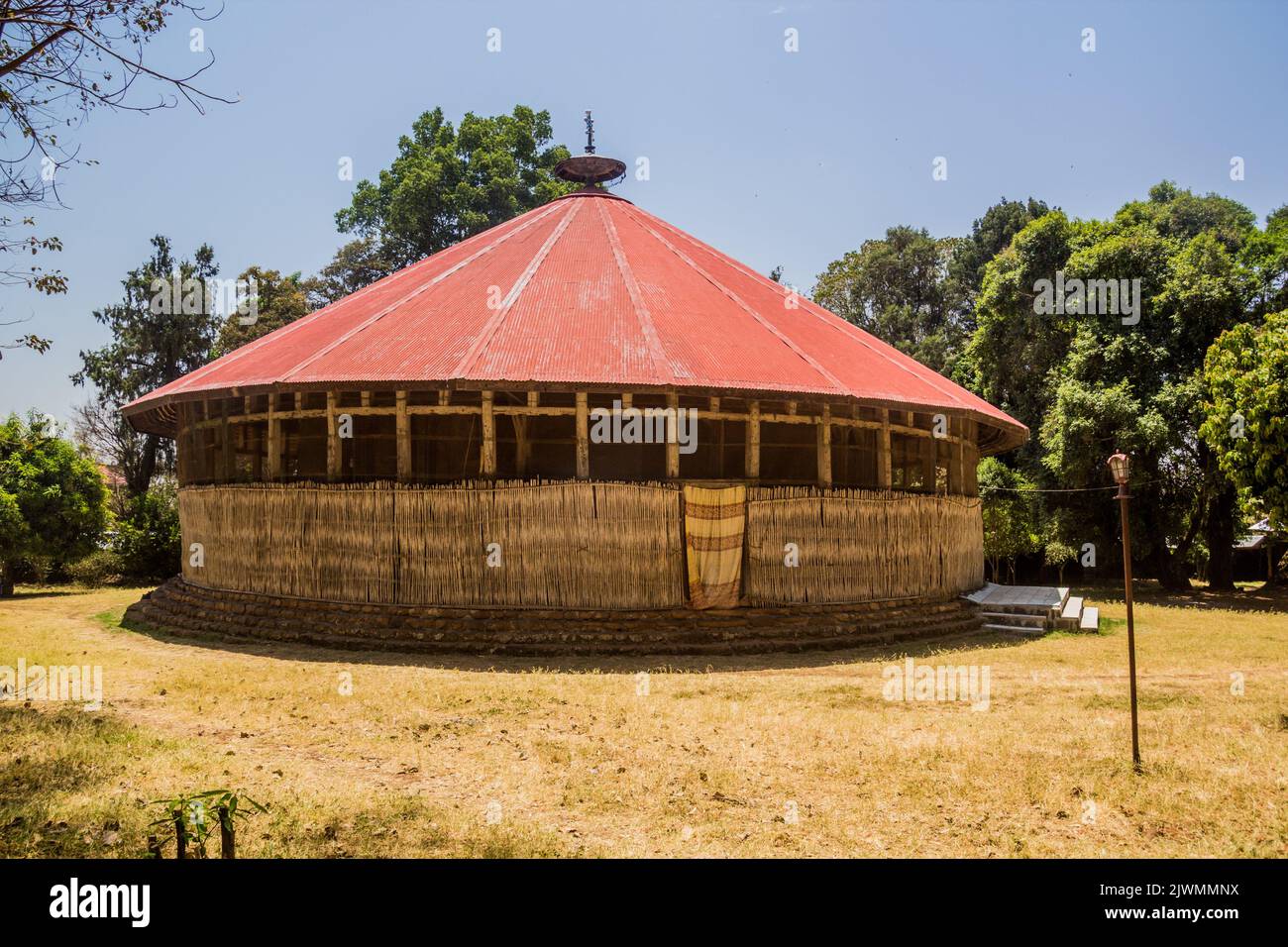 Ura Kidane Meret (Mihret) monastery at Zege peninsula in Tana lake ...