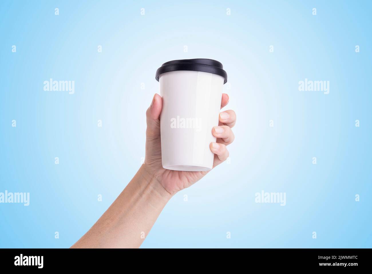 Male hand holding empty cup hi-res stock photography and images - Alamy