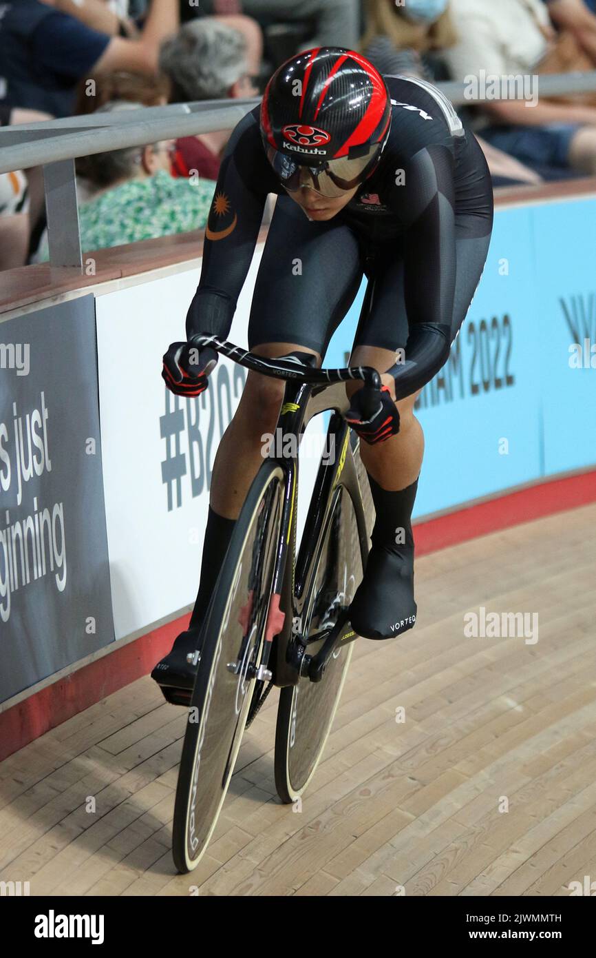 Anis ROSIDI of Malaysia in the Women's Sprint cycling at the 2022 ...