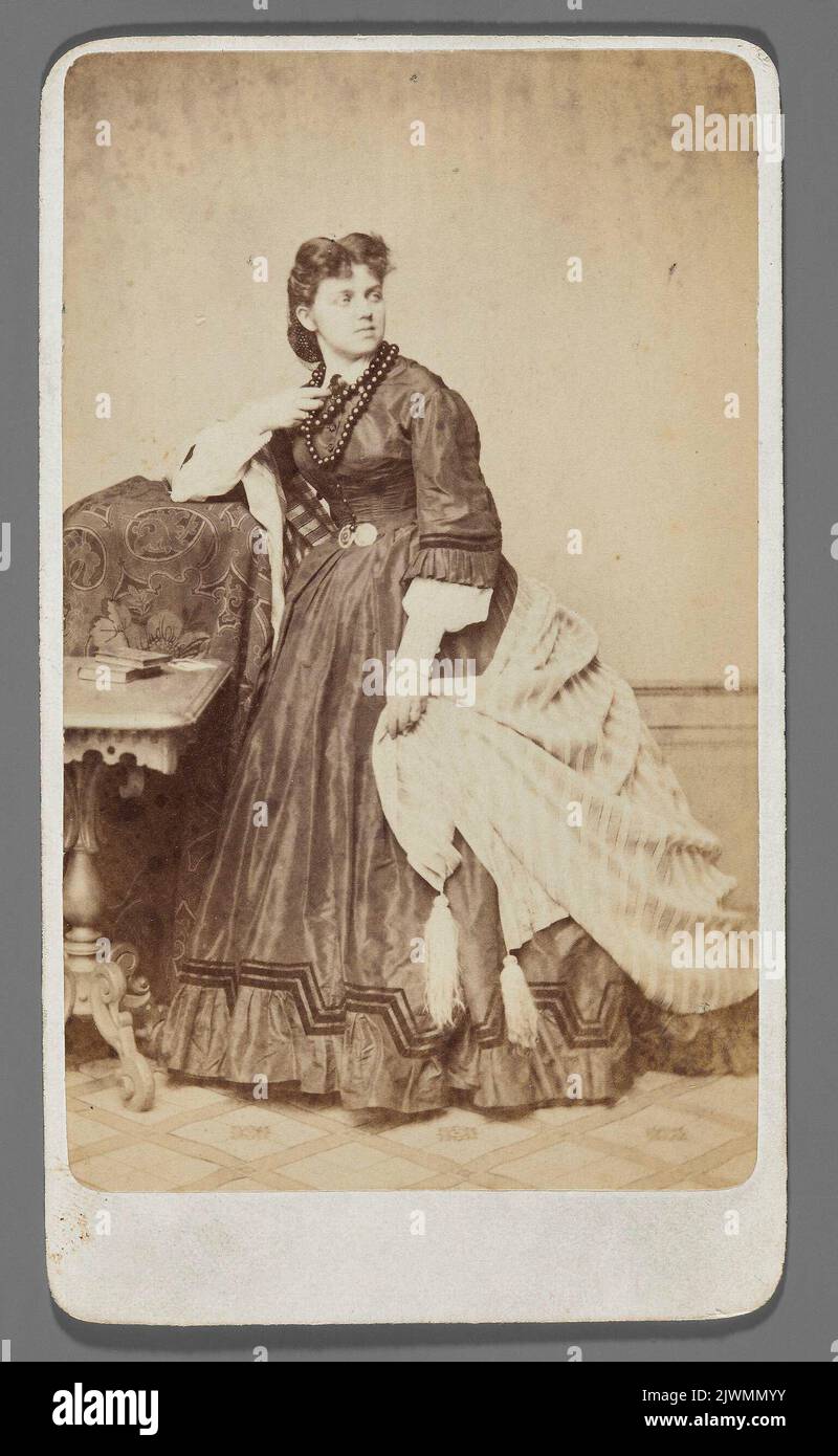 Portrait of Helena Eydziatowicz, born Rembielińska (1850-1917). Hahn ...