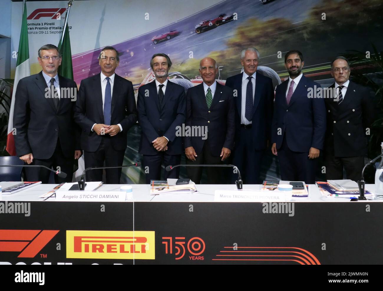 Milan, Italy Formula 1 Pirelli Italian Grand Prix 2022 presentation ...