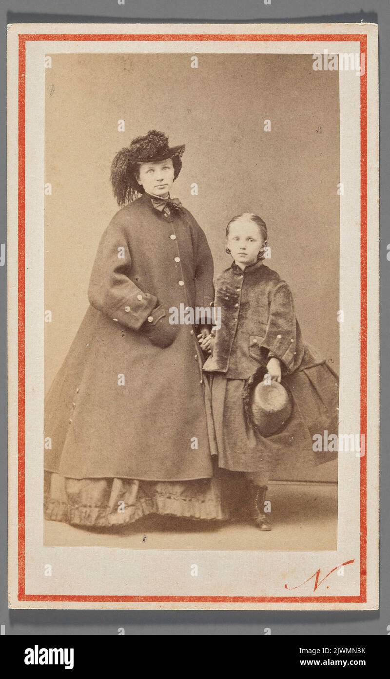 Portrait of Jadwiga Garczyńska, born Pruszak (1834-1917) with her ...