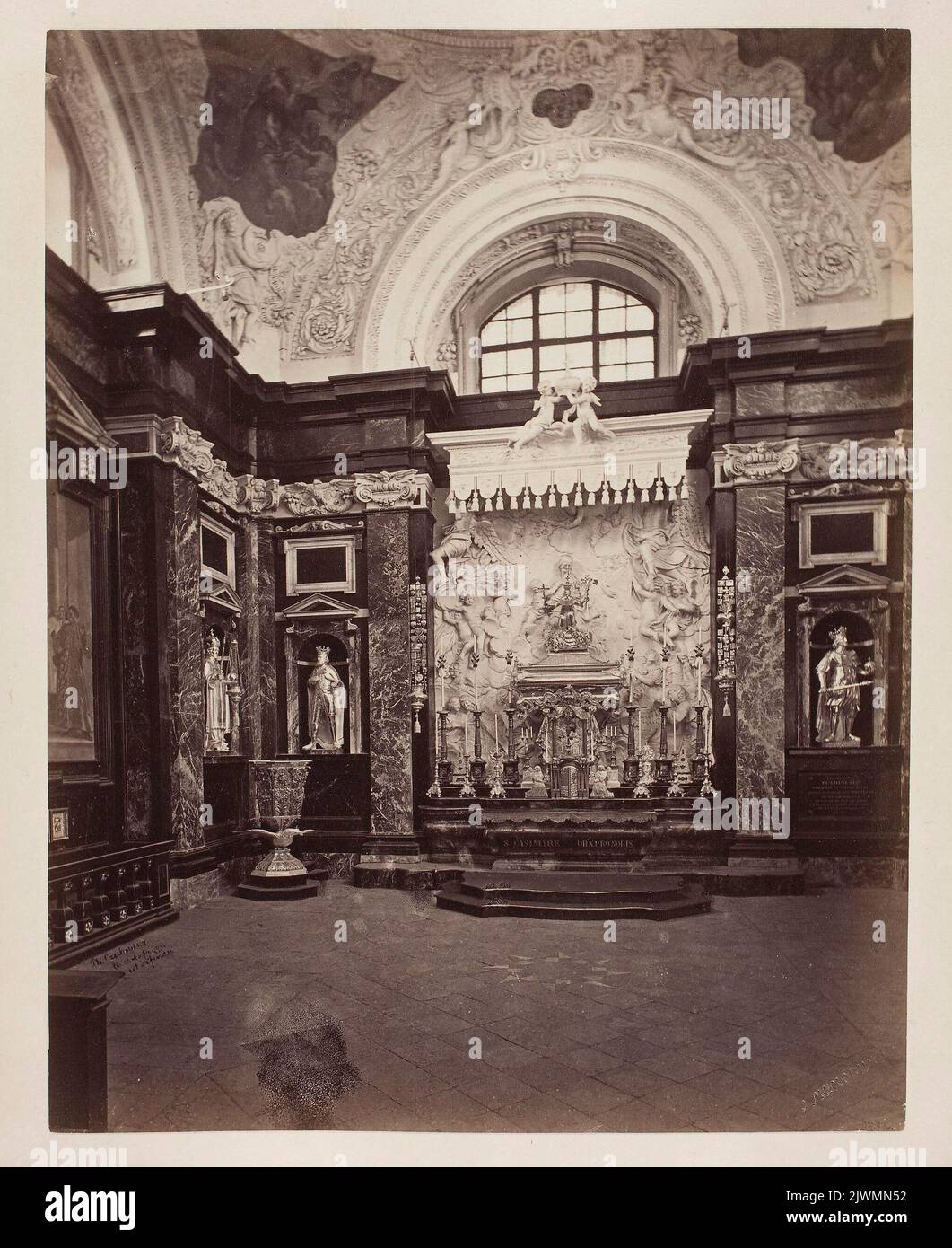 Vilnius - Cathedral, chapel of St. Casimir, altar. Czechowicz, Józef ...