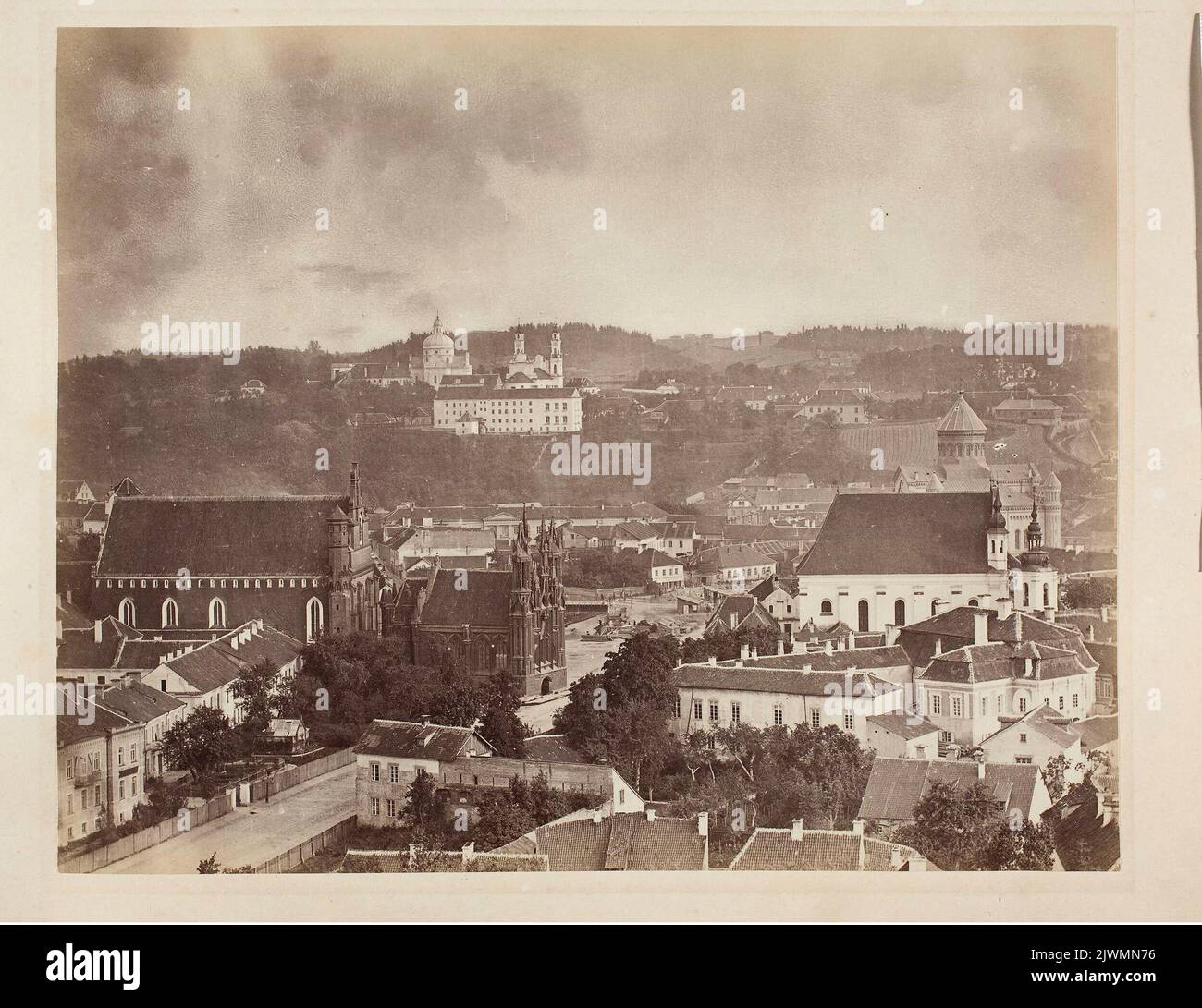 Vilnius – cityscape from Castle Hill. Czechowicz, Józef (1818-1888 ...